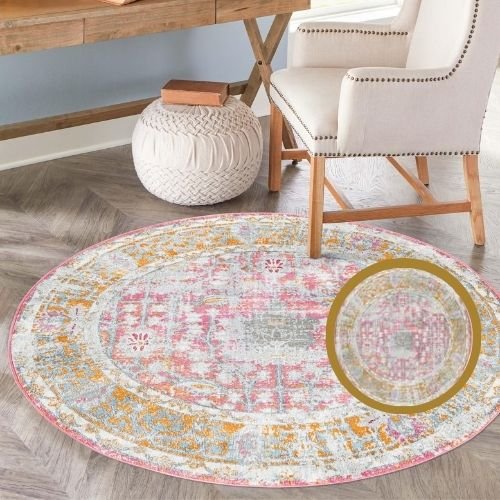 Round Rugs Dubai – Shop Luxury Circular Carpets | 30% Off