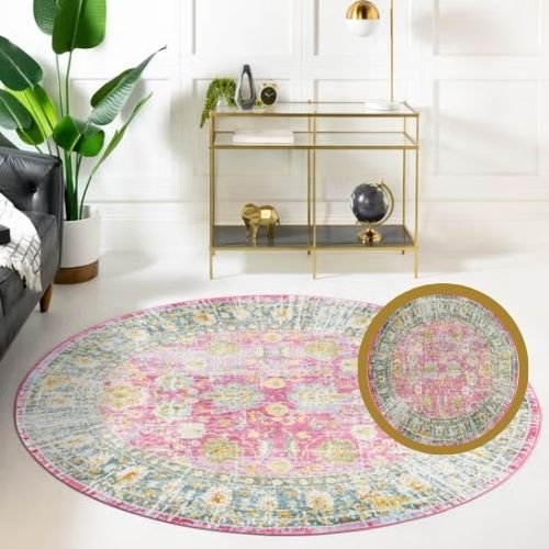Round Rugs Dubai – Shop Luxury Circular Carpets | 30% Off